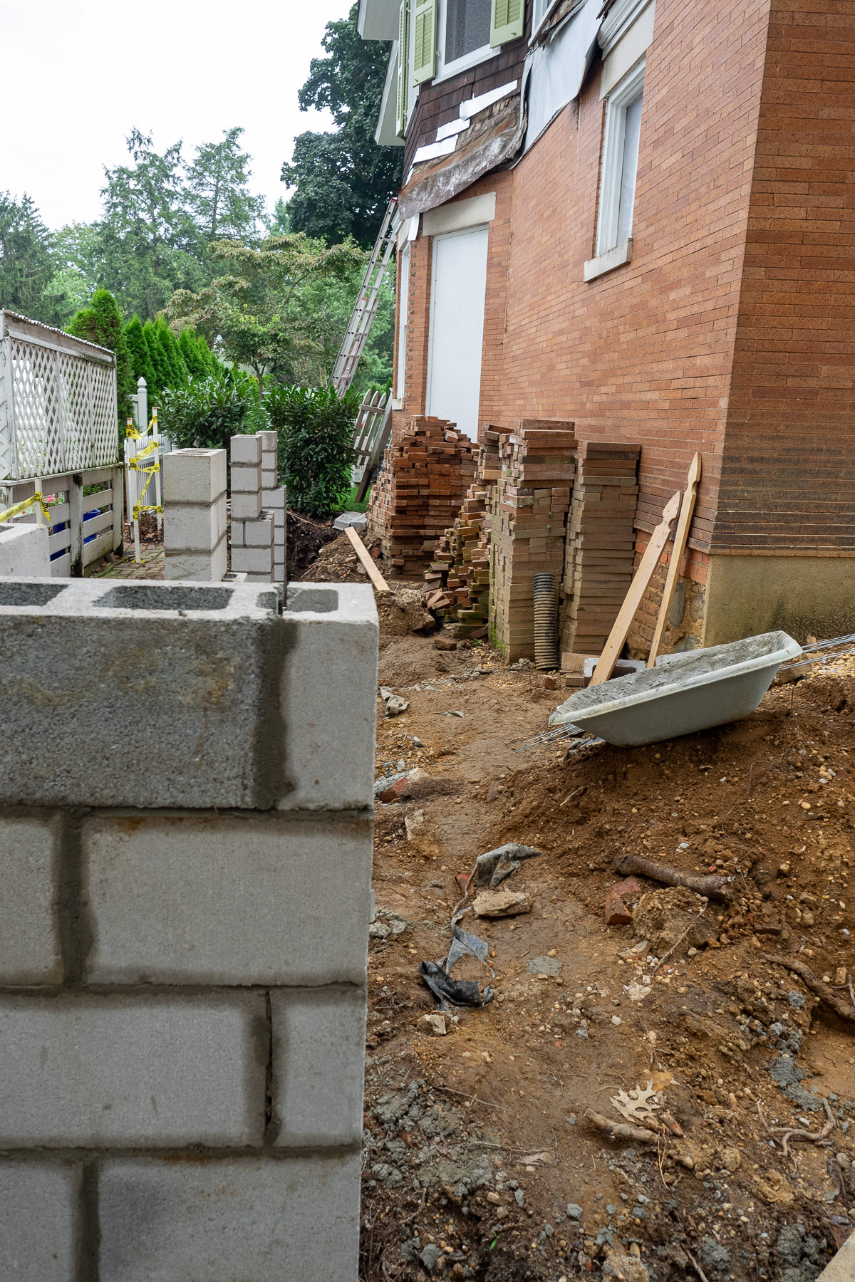 The Porch Takes Shape – Our Cranbury House