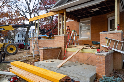 A Structurally Sound Porch – Our Cranbury House